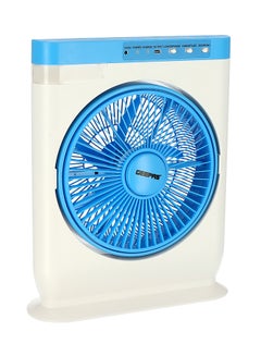 GEEPAS Rechargeable 12-Inch Box Fan With Powerful Motor/Personal Desk ...