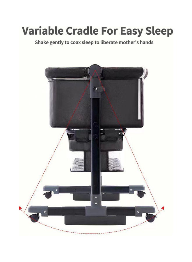 Kidle Baby Cradle Portable Foldable Crib Movable Splicing Big Bed With ...
