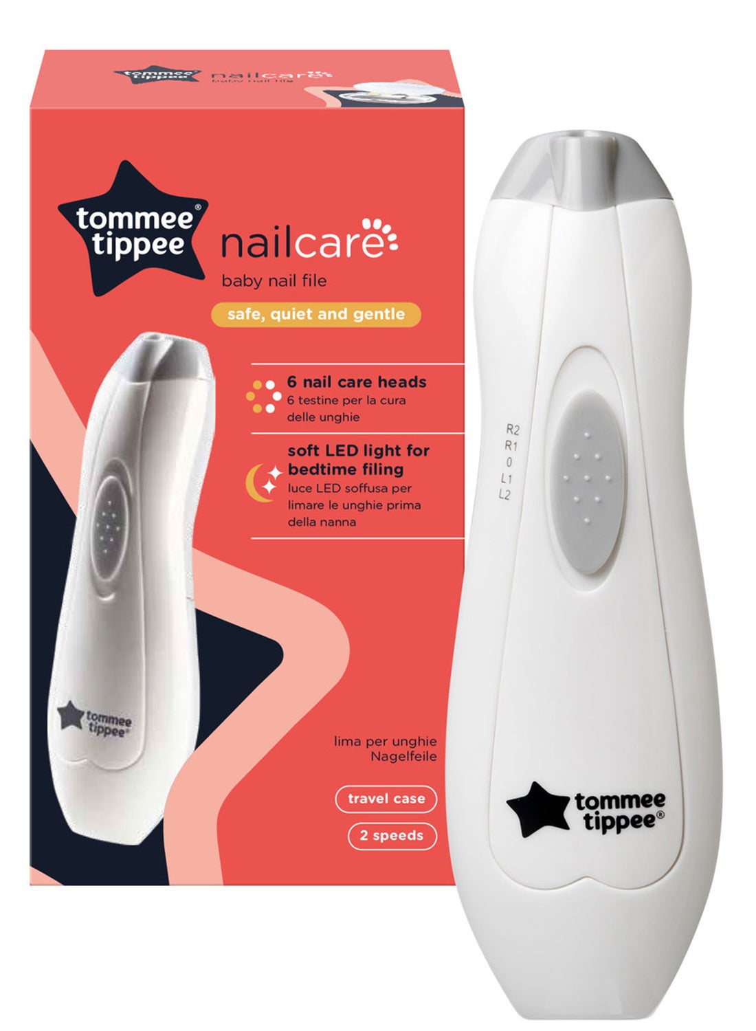 tommee tippee Electric Baby Nail File Trimmer, Battery-Powered Infant ...