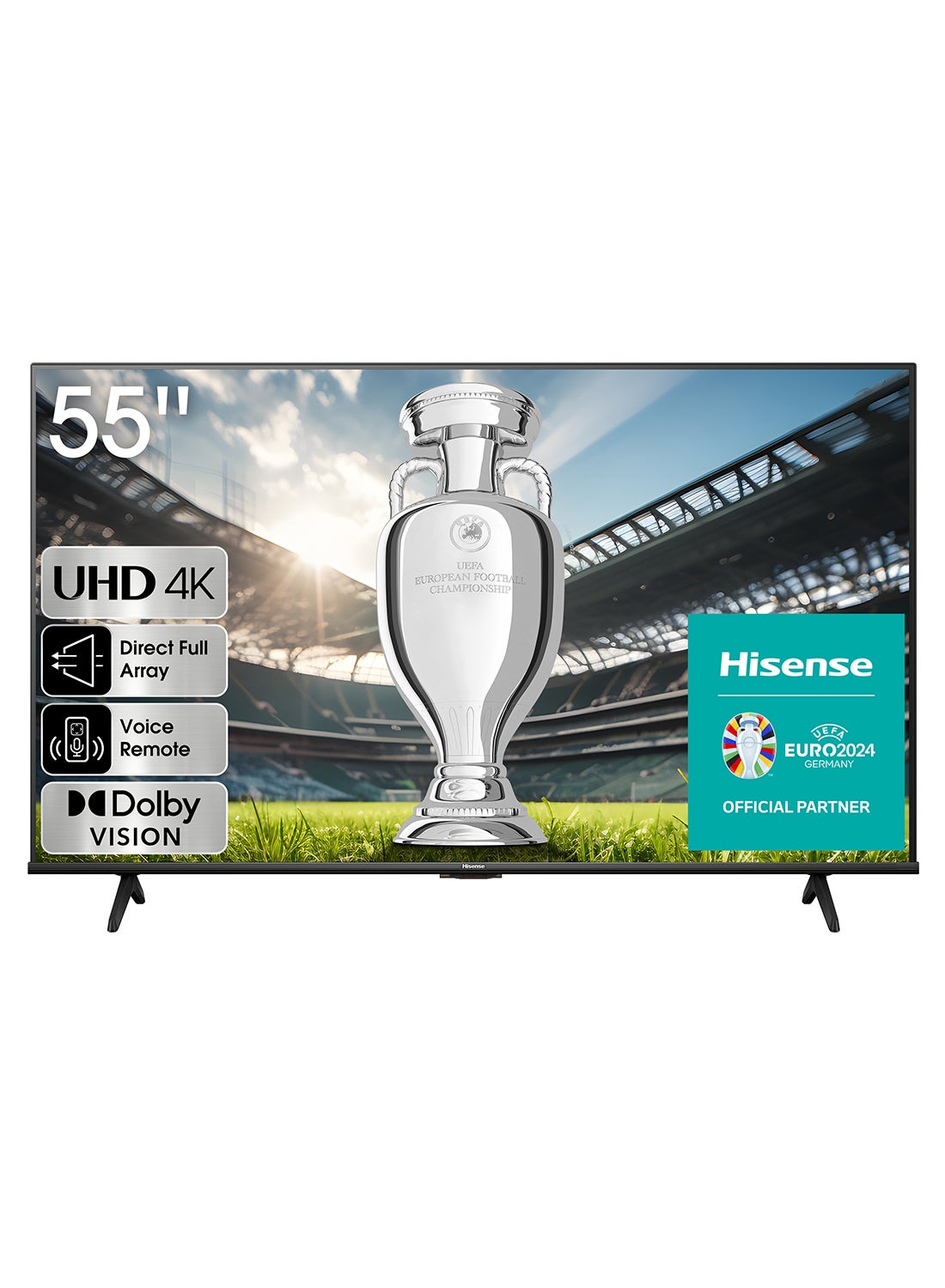Hisense VIDAA U6 4K Smart TV, 55 Inch UHD E6K With Dolby Vision, Pixel ...