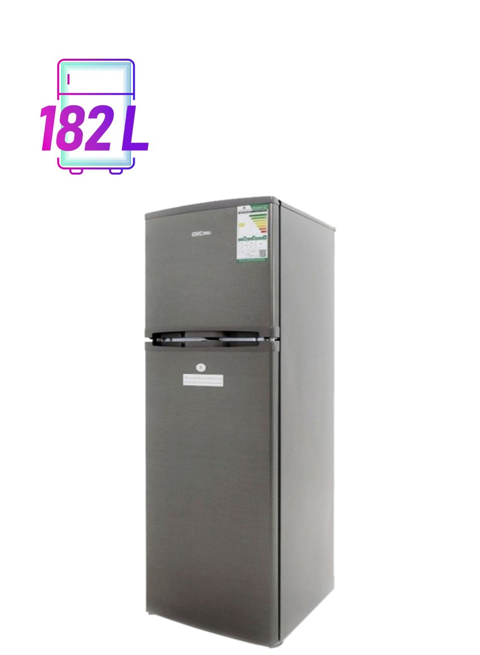 gvc pro Refrigerator With Top Freezer GVDS-300 SILVER Silver | Best ...