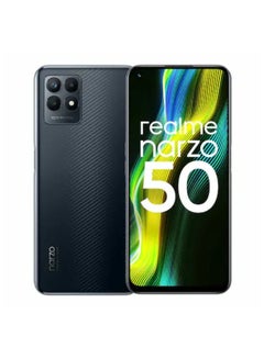 realme Narzo 50 Dual Sim 128GB ROM + 4GB RAM 4G Speed Black ...
