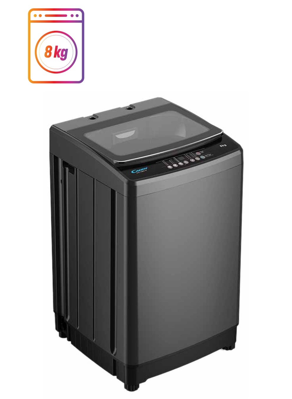 CANDY Top Load Washing Machine 8 kg CATL 728SZ-19 Steel Grey | Best ...