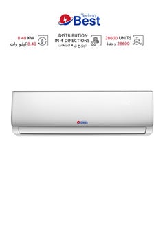 Techno Best Wall Split Air Conditioner Cooling Only 28600 BTU BSAC-036C White KSA | Riyadh, Jeddah