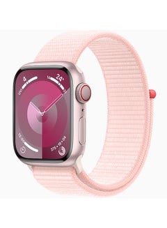 تسوق أبل وWatch Series 9 GPS 41mm Pink Aluminium Case With Light Pink ...