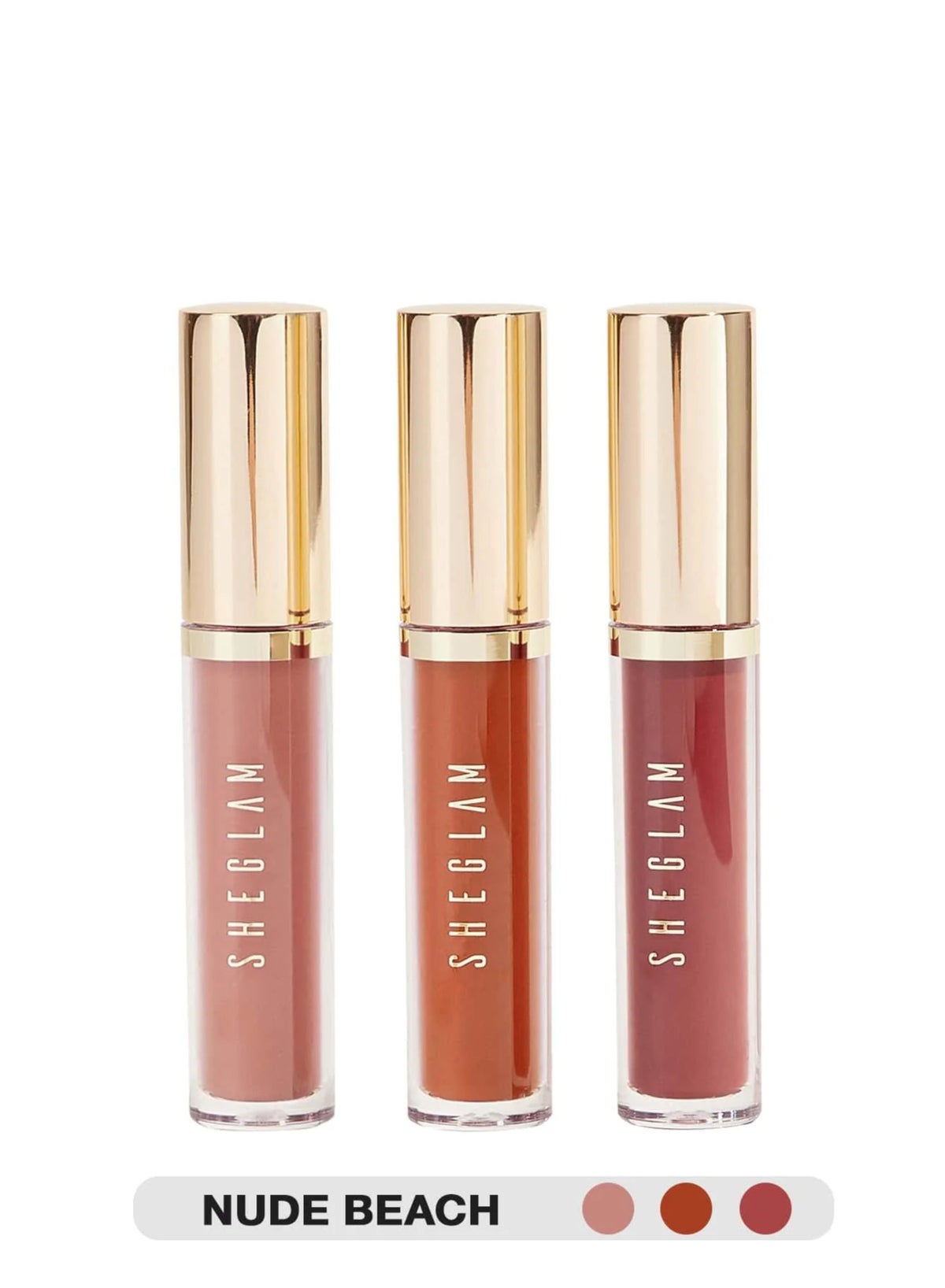 SHEGLAM Mini Liquid Lipstick Set 6.9ml Nude Beach | Best Price Egypt ...