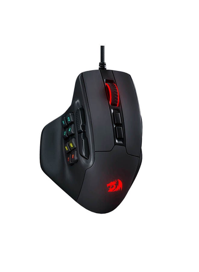 REDRAGON M811 Aatrox MMO Gaming Mouse, 15 Programmable Buttons, Wired ...