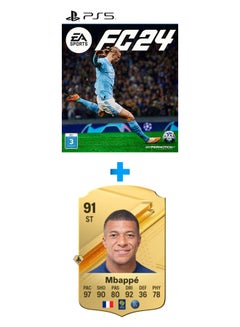 EA Fc 24 Sports Playstation 5 With Egygamer Mbappe Fc 24 Card Portrait ...