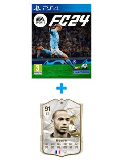 EA Fc 24 Sports Playstation 4 With Egygamer Henry Fc 24 Card Portrait ...