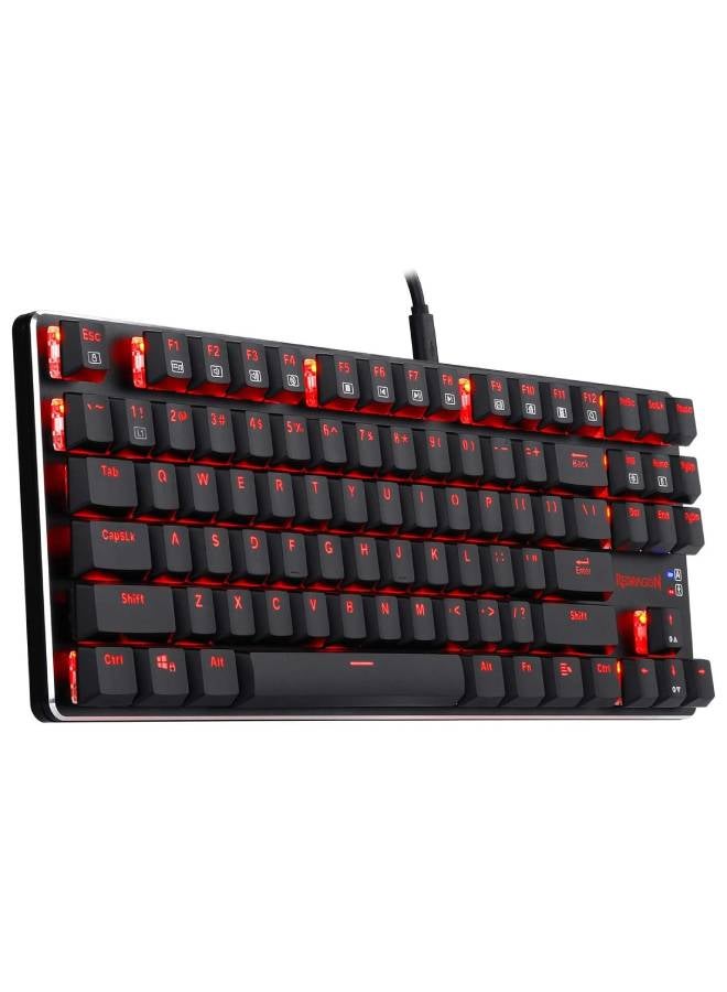 REDRAGON K590 Wired/Wireless Mechanical Gaming Keyboard RED LED Backlit Compact 60% Low Profile ...