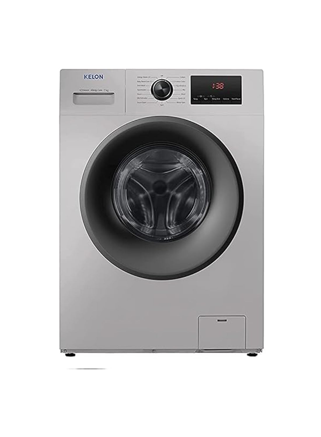 KELON Front Load Washing Machine 1200 RPM 7 kg KWFPV7012MS Silver ...