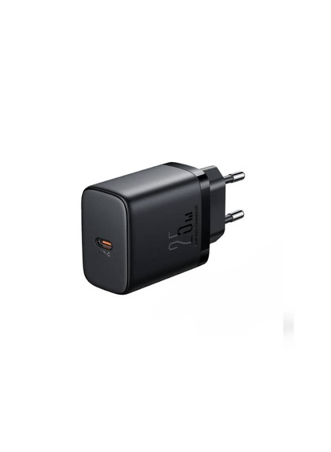 JOYROOM JR-TCF11EU PD 25W Mini intelligent fast charger USB-C Black ...
