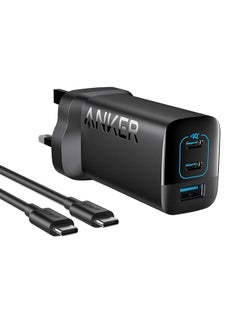 Anker 335 Charger (67W) Foldable Port, PIQ 3.0 With 5ft USB-C to USB-C ...