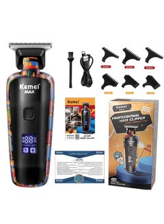 Kemei KM-MAX5090 Professional Cordless Electric Hair Clipper For Men With LCD Screen ...