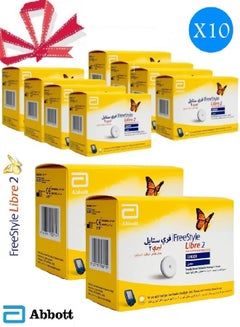 FreeStyle Libre Pack Of 10 Pieces FreeStyle Libre 2 Flash Glucose ...