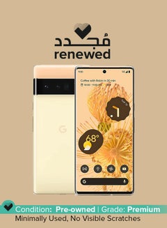 تسوق جوجل وRenewed - Pixel 6 Pro Sorta Sunny 12GB RAM 128GB 5G ...