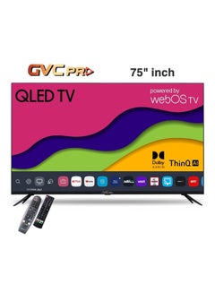 gvc pro GVC Pro smart 75 inch QLED TV, WebOS system, Dolby Vision, 4K ...