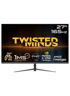 TWISTED MINDS 27-Inch ,IPS,165Hz,FHD,1MS Gaming Monitor TM27DFI Black KSA | Riyadh, Jeddah