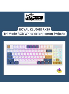 Royal Kludge ROYAL KLUDGE RK89 Tri-Mode RGB 89 Keys Hot Swappable ...