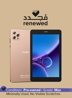 modio Renewed - M1228-Inch HD Display Dual SIM Gold 6GB RAM 128GB 5G ...