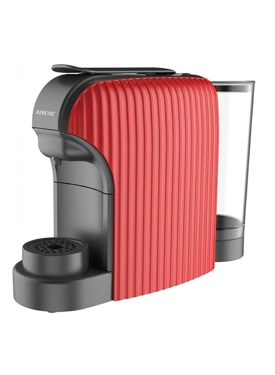 REBUNE Espresso Coffee Machine 0.6 L 1450 W RE-6-030 Black/Red | Best ...