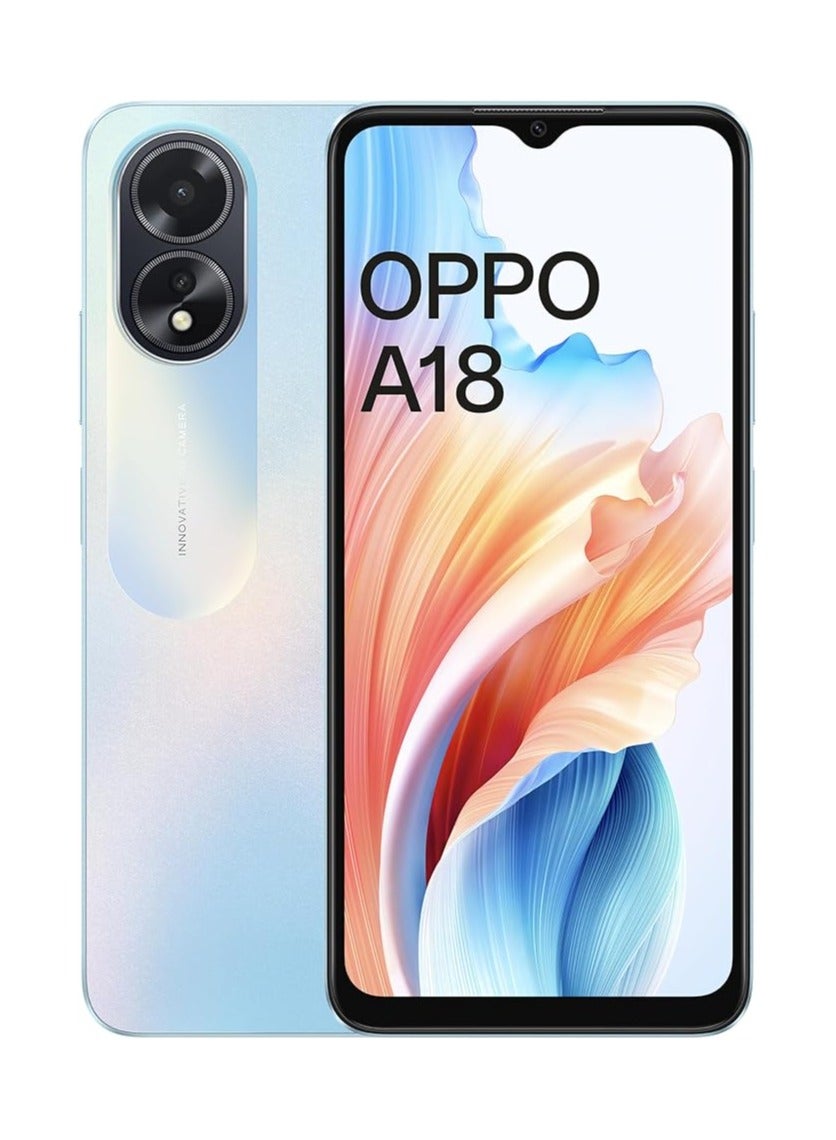 OPPO A18 Dual Sim 4Gb Ram 128Gb Rom Glowing Blue 4G - International ...