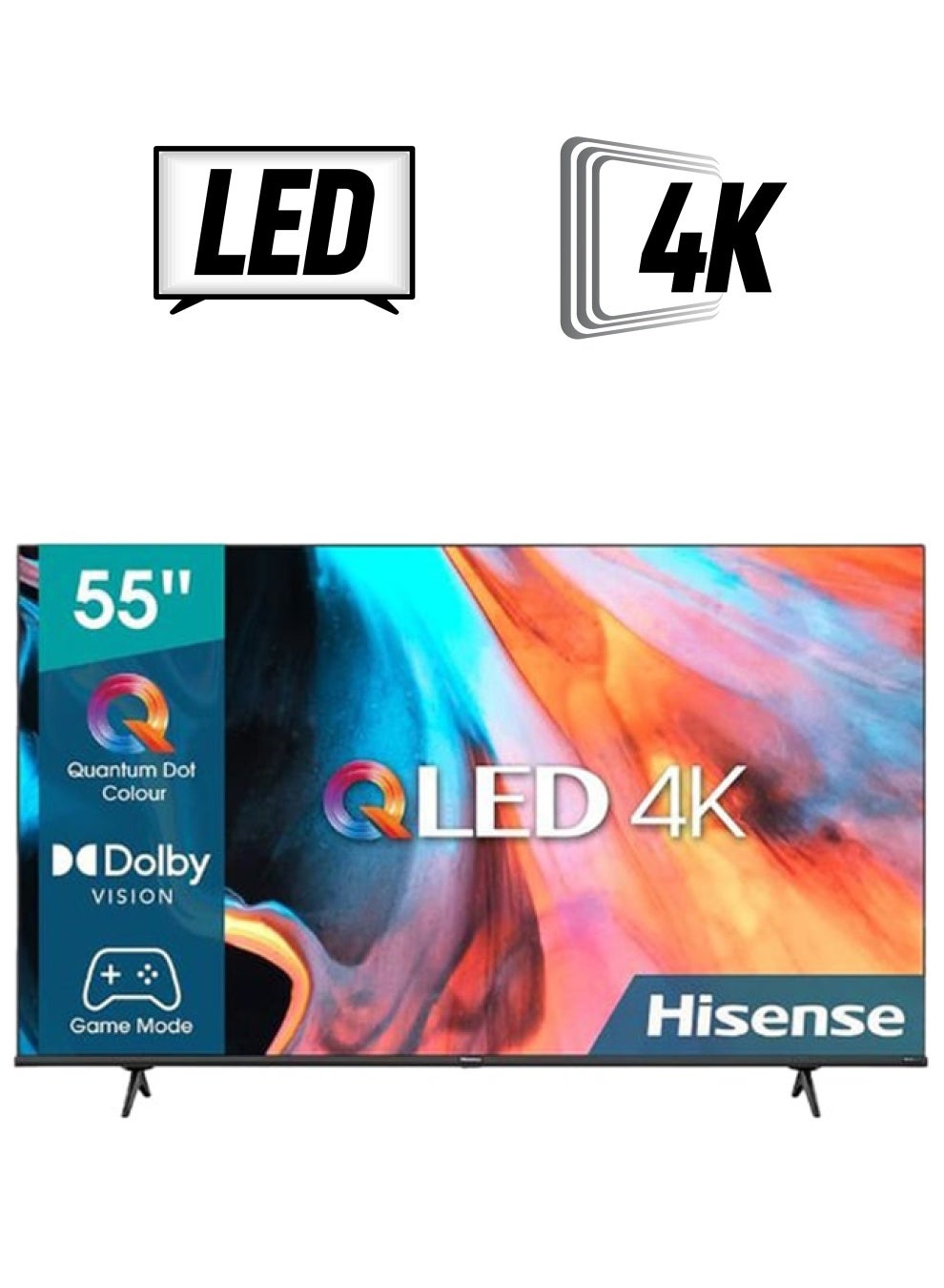 Hisense 4K Smart DLED Television 55 Inch (2023 Model) 55A61K/55A62KS ...