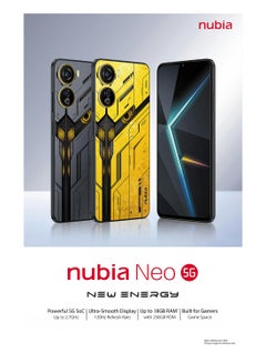 ZTE Nubia Neo 16GB RAM Dual SIM Black 256GB 5G - International Version ...