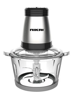 NIKAI Food Chopper, Electric Meat Chopper, Glass Bowl, 2 Speed Level ...