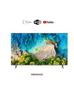 KMC 65 Inch LED Smart TV Without Frame, Android Operating System, 4K Ultra HD, Model (2023 ...