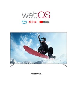 KMC 55 inch WebOS LED Smart TV without frame with WEB OS operating system Ultra High Definition ...
