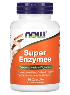 Now Foods Super Enzyme Caps 90 Caps UAE | Dubai, Abu Dhabi