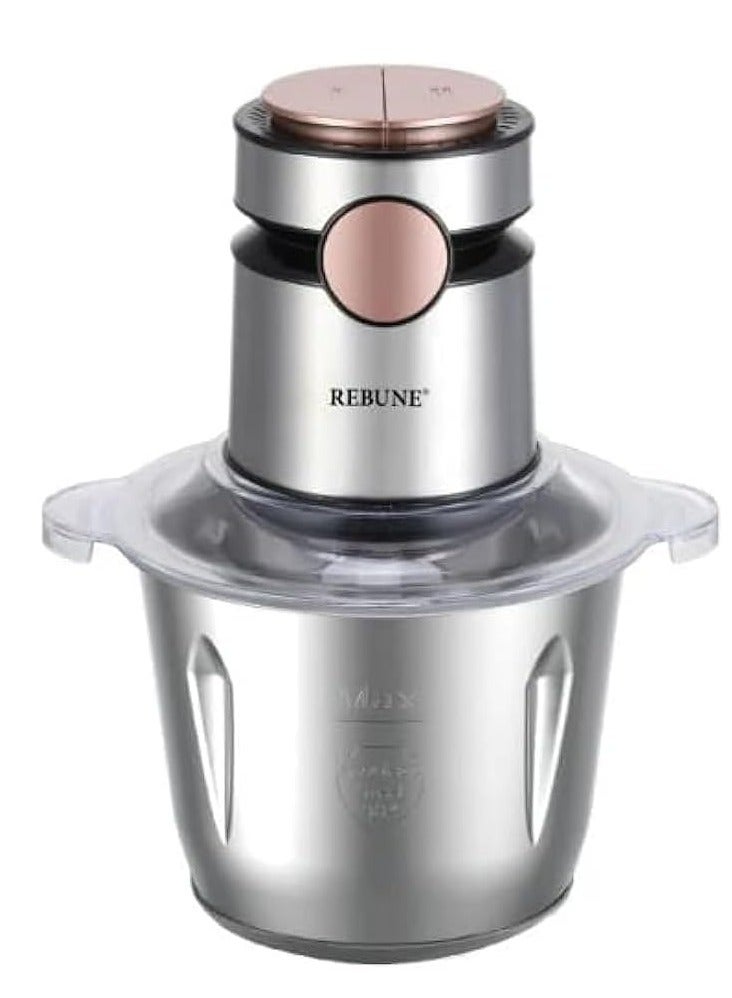 REBUNE Vegetable Chopper With Basin 3 L 500 W RE-2-150 Silver | Best ...