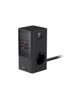 تسوق بيسوس وOS-Baseus PowerCombo Tower Digital PowerStrip 3AC+2U+2C 35W ...