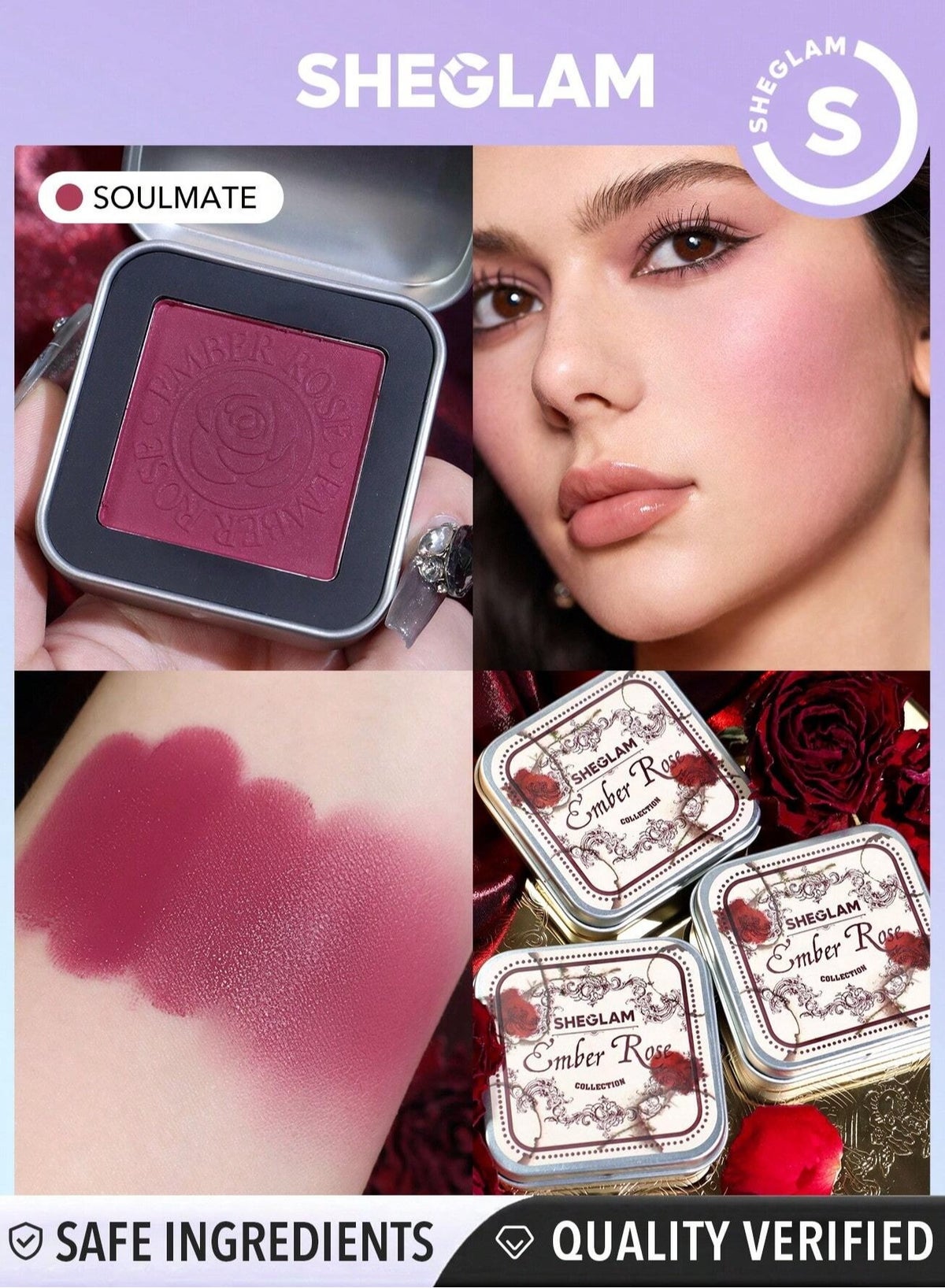 SHEGLAM Ember Rose Eternal Flame Cream Blush - Soulmate | Best Price ...
