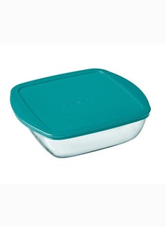 PYREX Pyrex Cook&Store Square With Lid 2.2L Transparent 25 x 22 x 7 ...