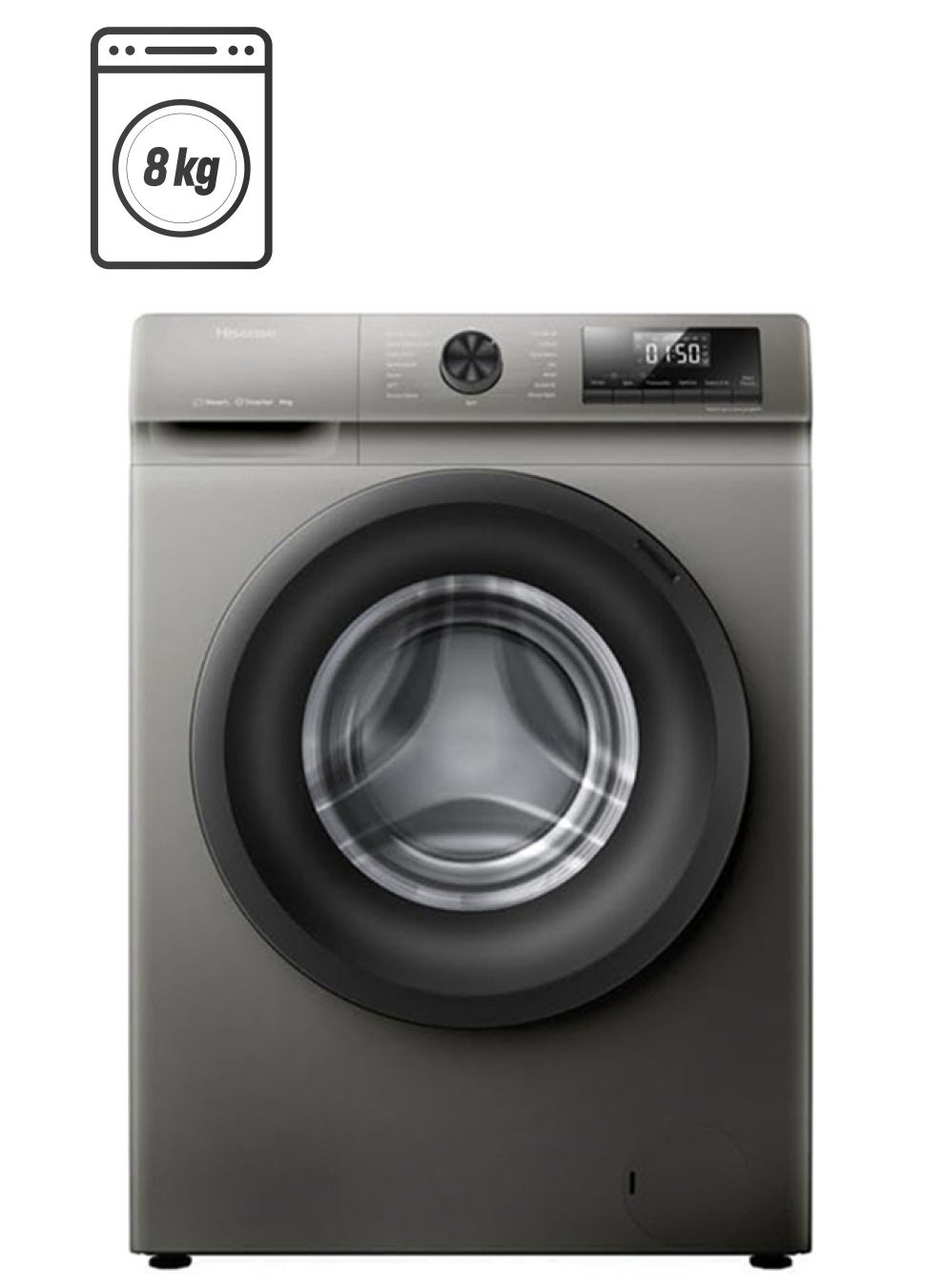 Hisense Hisense 8Kg Front Loading Washing Machine 1200 Rpm,With Pause ...