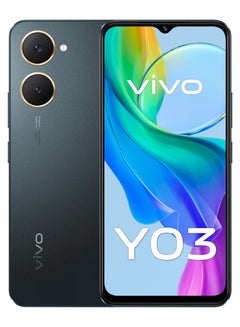 vivo Y03 4G Dual SIM Space Black 4GB RAM 128GB 5000Mah - Middle East ...