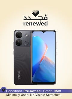 Infinix Renewed - Smart 7 HD Dual SIM Ink Black 2GB RAM 64GB 4G LTE ...