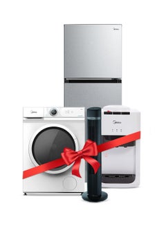 Midea 346L Gross Top Mount Double Door Refrigerator, Frost Free With ...