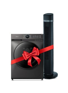 Midea 7KG Front Load Washing Machine With BLDC Inverter Motor, 1400 RPM ...