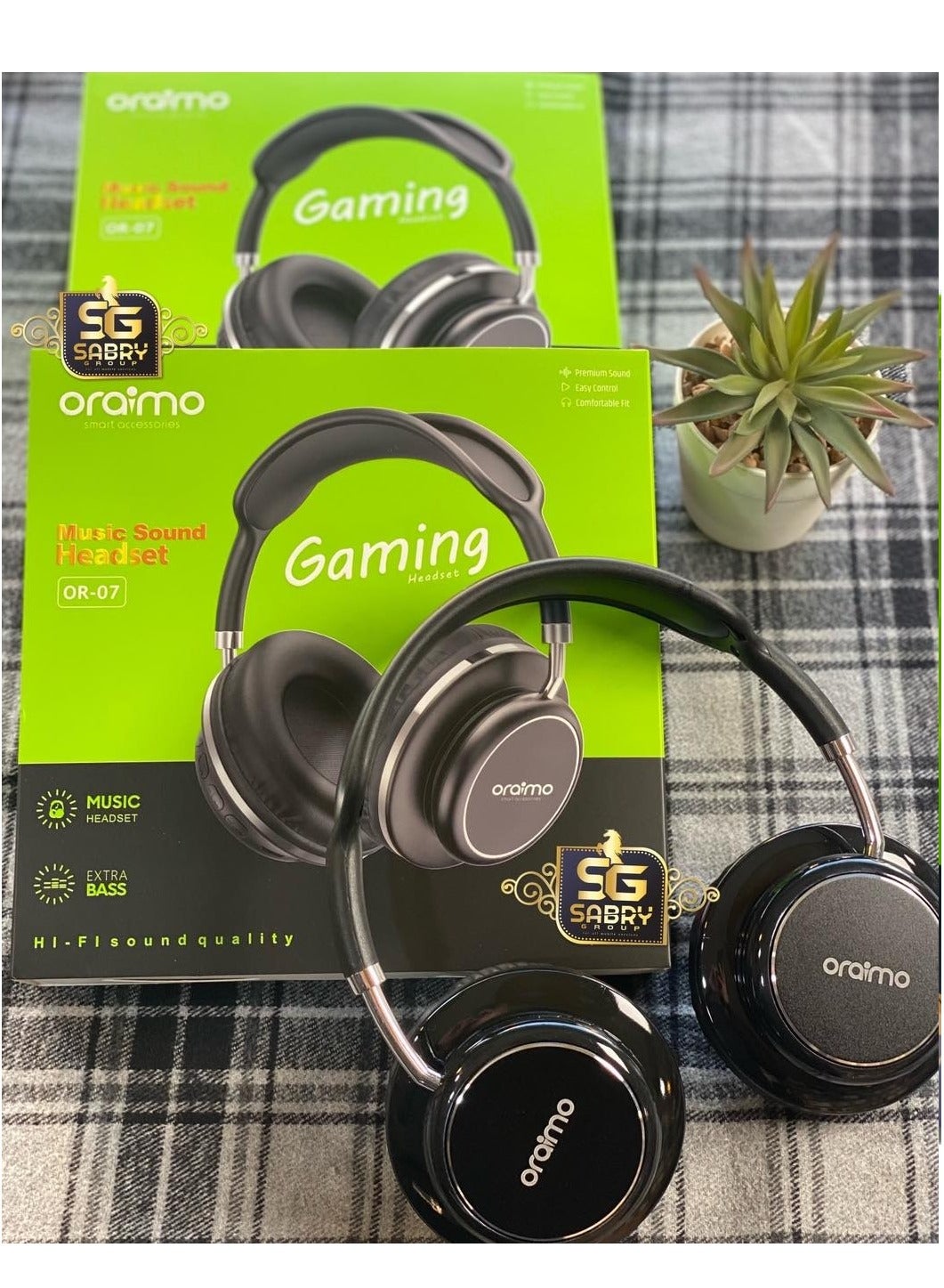 Oraimo Gaming Headphone OR-07 - Black | Best Price Egypt | Cairo, Giza