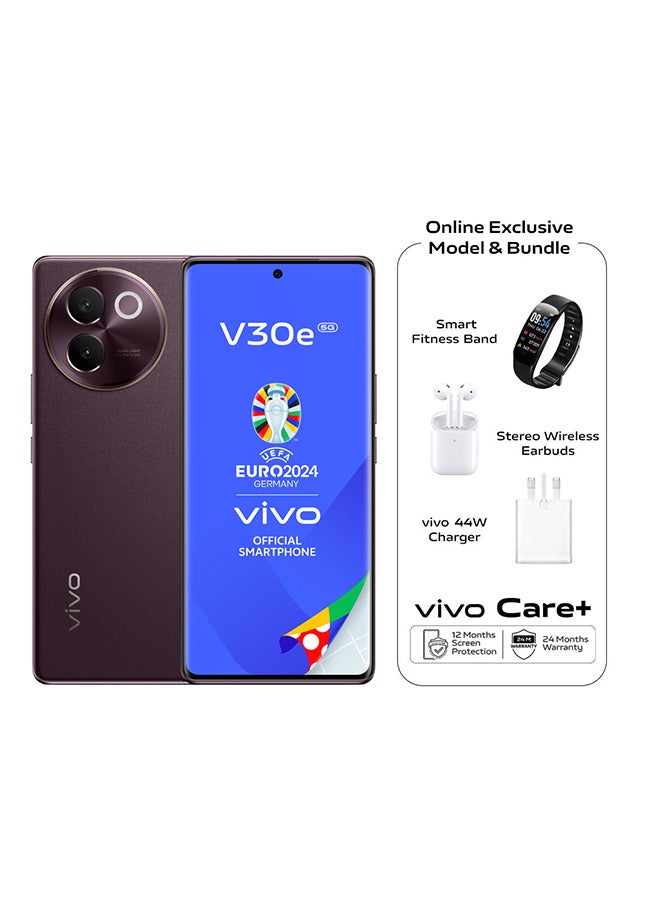 vivo V30e 5G Dual SIM Classy Brown 12GB RAM 256GB With Online Exclusive ...