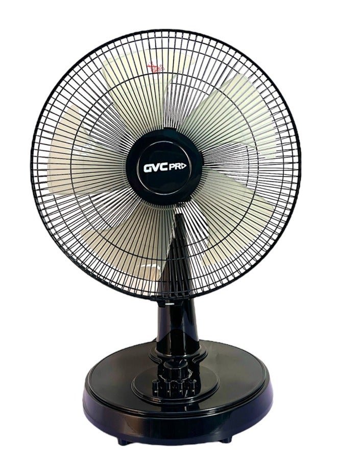 gvc pro Table Fan with Remote Control, 5 blades and 3 Speeds, 60 W ...