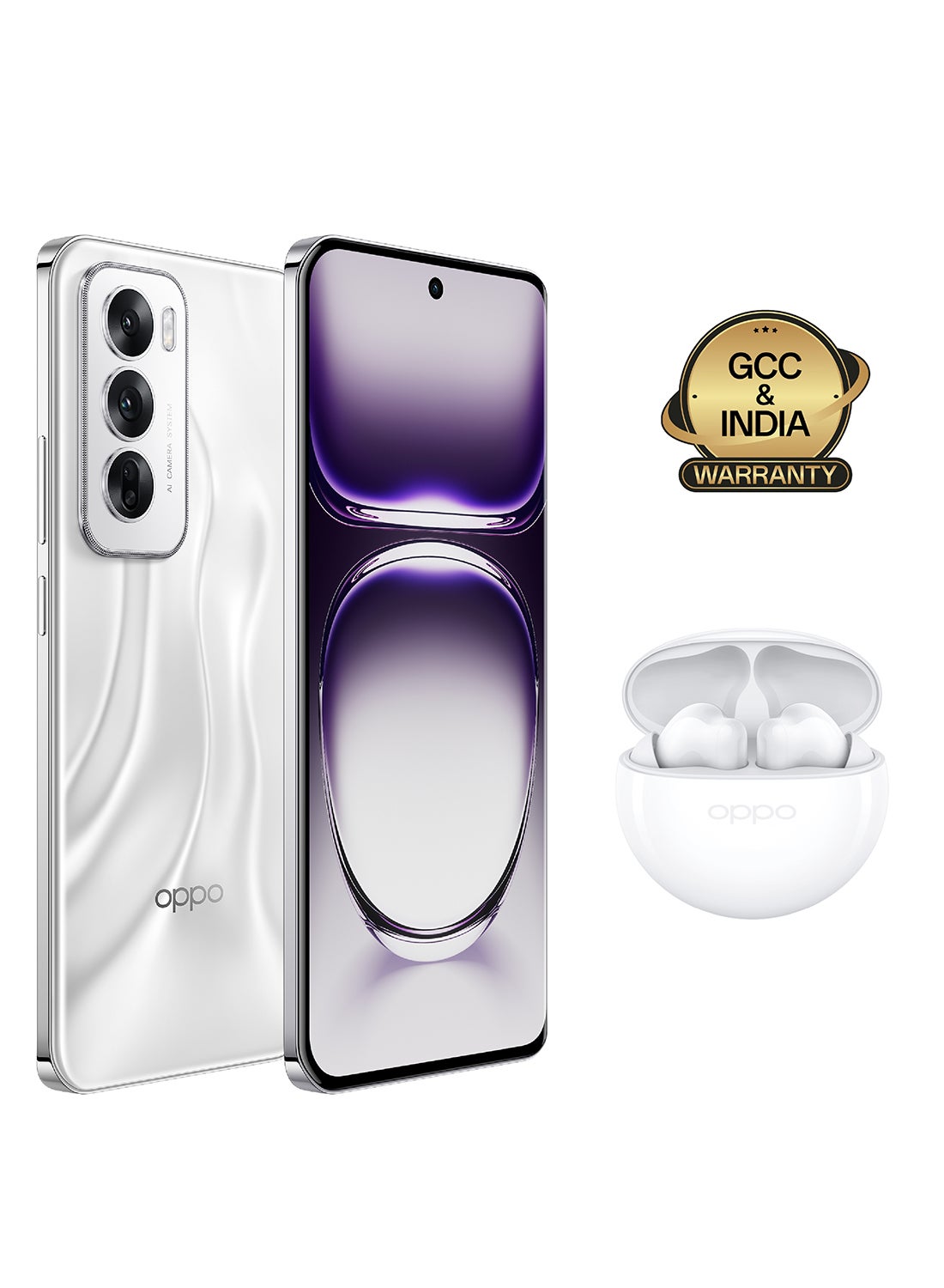 OPPO Reno12 Dual SIM Astro Silver 12GB RAM 512GB 5G + Buds - Middle ...
