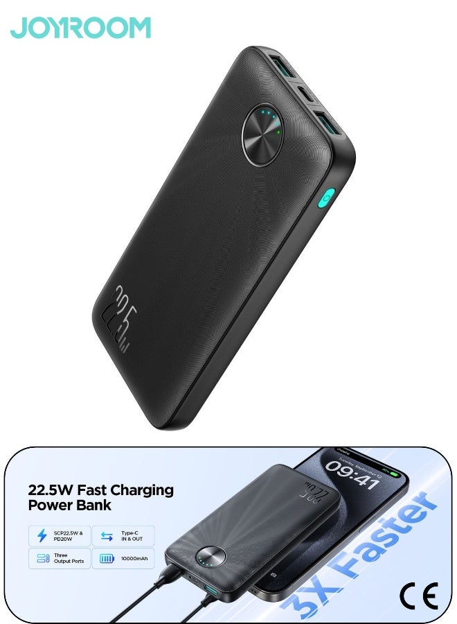 JOYROOM Ultra-Slim Power Bank, 22.5W Fast Charger with LED Display ...