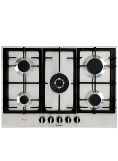 تسوق بوش وSeries 6 built-in Gas hob 75 cm, Stainless steel, 5 Burners ...