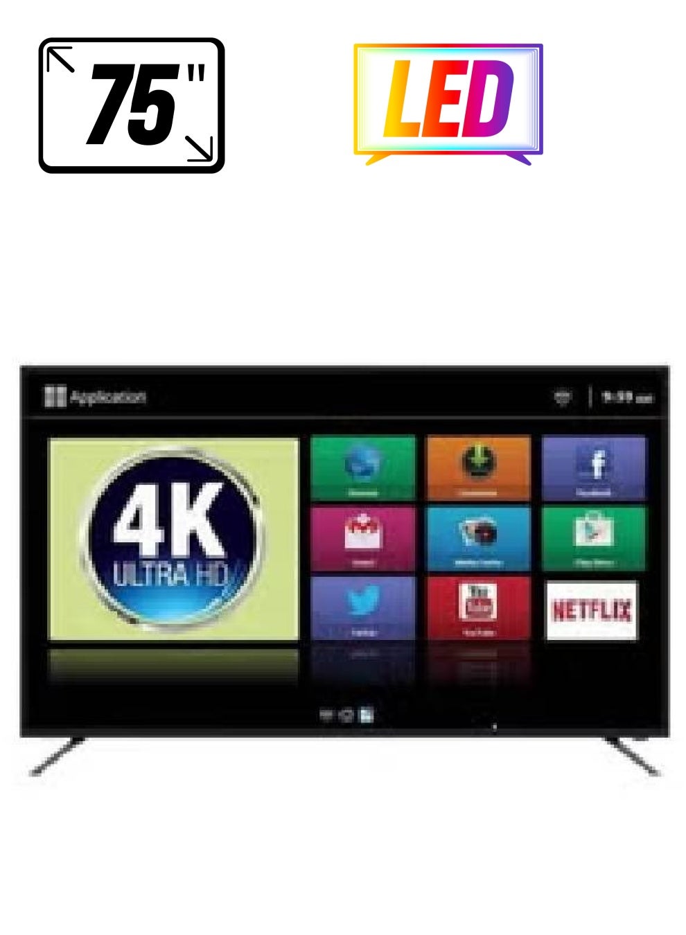 تسوق كي ام سي وشاشة سمارت - 75 بوصة - نظام WebOS - 4K - Ultra HD - ريموت كنترول مزدوج - KWS75U02 ...