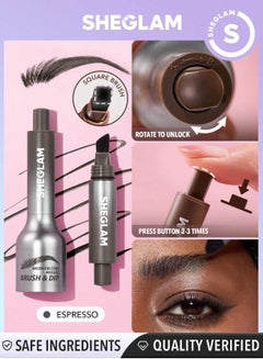 SHEGLAM Brow-Fection Angled Brush & Dip - Espresso Espresso Egypt ...