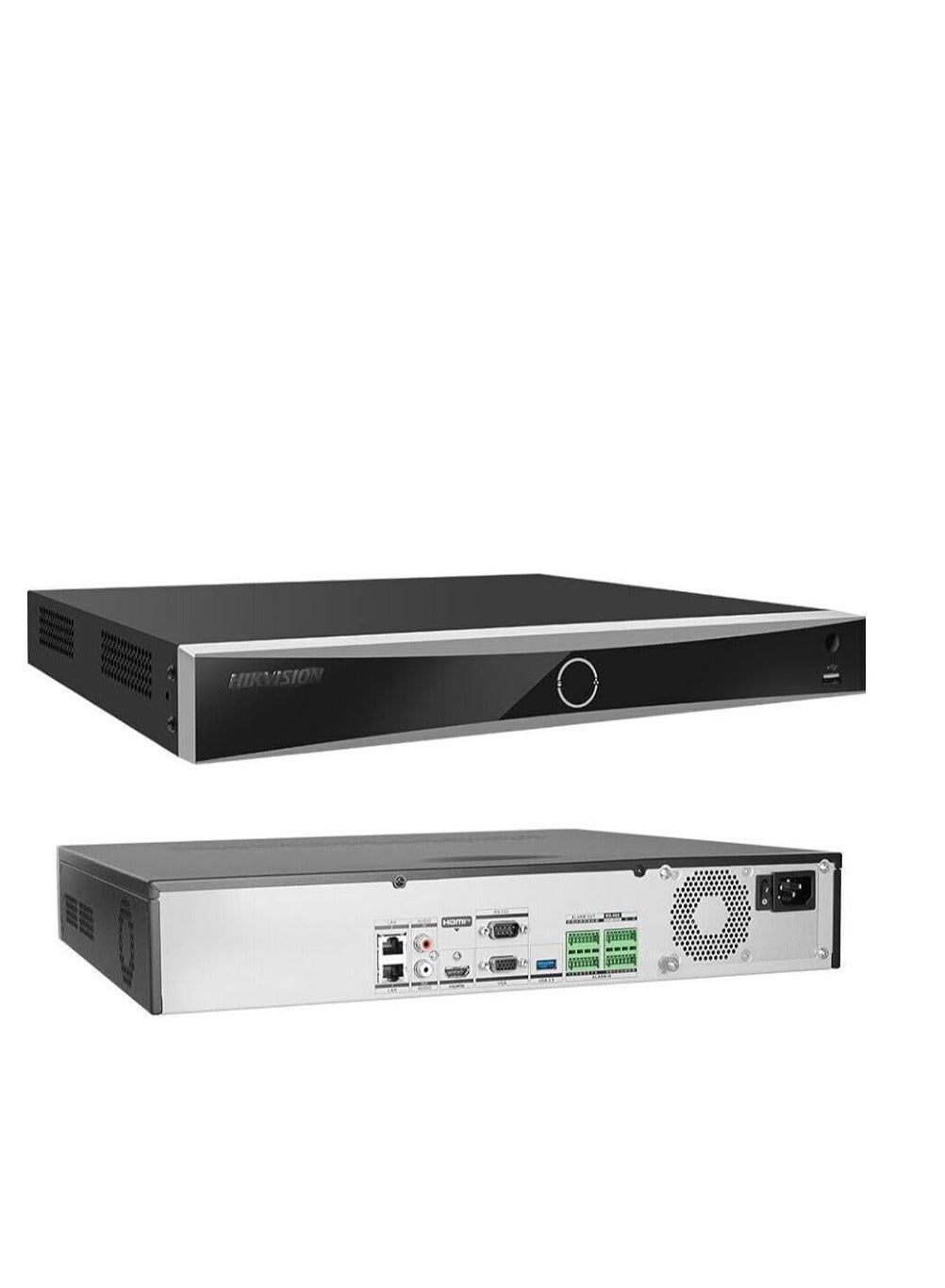 HIKVISION 32-ch 1.5U AcuSense 4K NON-POE NVR, 32-Channel IP Input ...